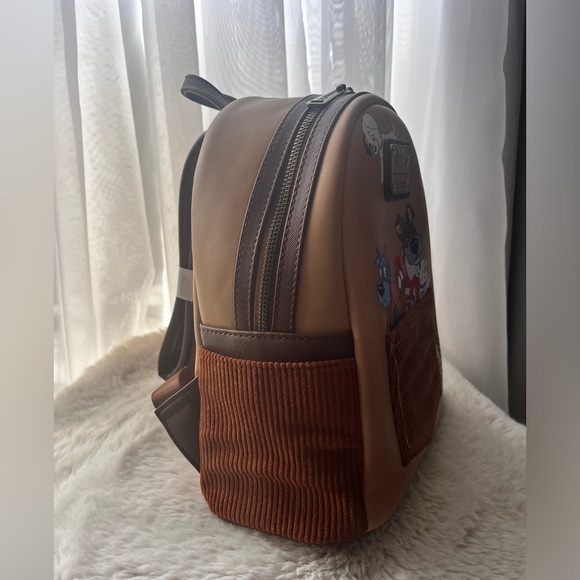 Loungefly | Bags | Nwt Loungefly Disney Dogs Corduroy Brown Mini ...
